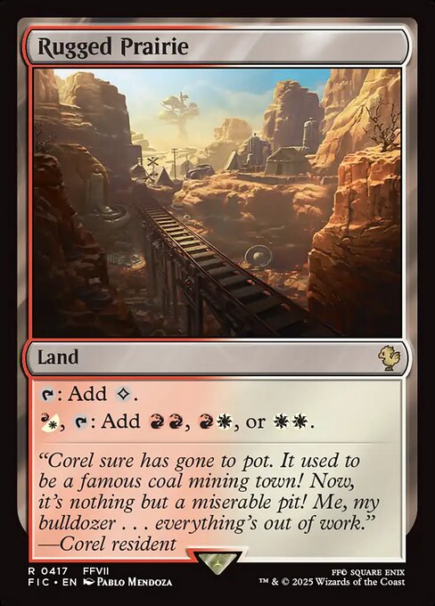 Rugged Prairie Commander: FINAL FANTASY | Magic | CardTrader